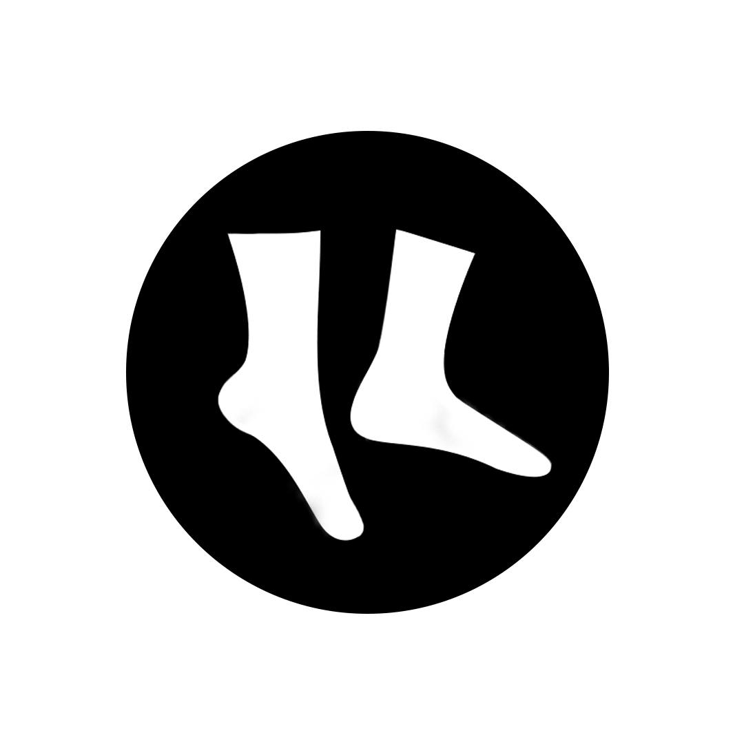 Sorte sokker fra 12,50 per par. Fri fragt over 599 kr